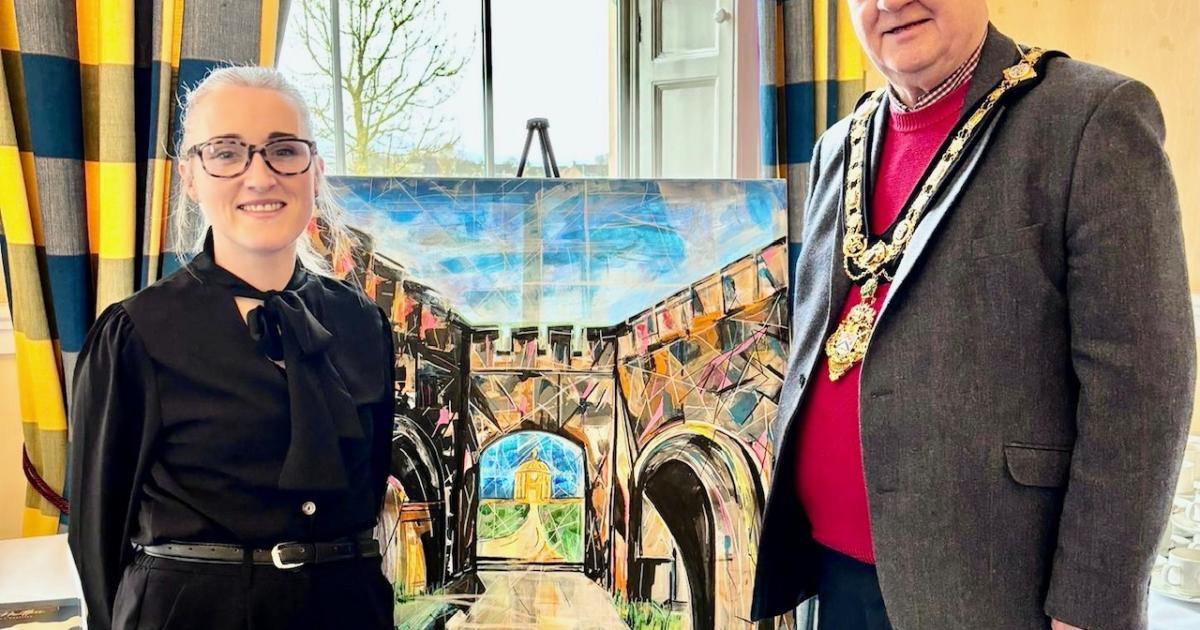 Shauna shows off her skills at recent artwork exhibition - Alpha ...