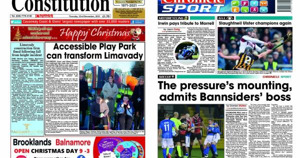This week's front & back pages - Alpha Newspaper Group