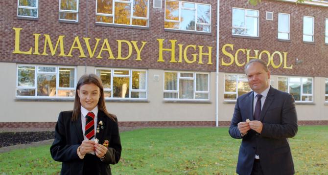 Limavady High School launches 60th anniversary badge - Alpha Newspaper ...
