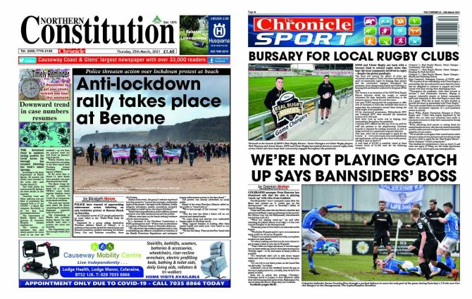 This week's front & back pages - Alpha Newspaper Group