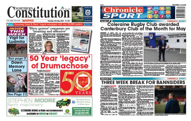 This week's front & back pages - Alpha Newspaper Group