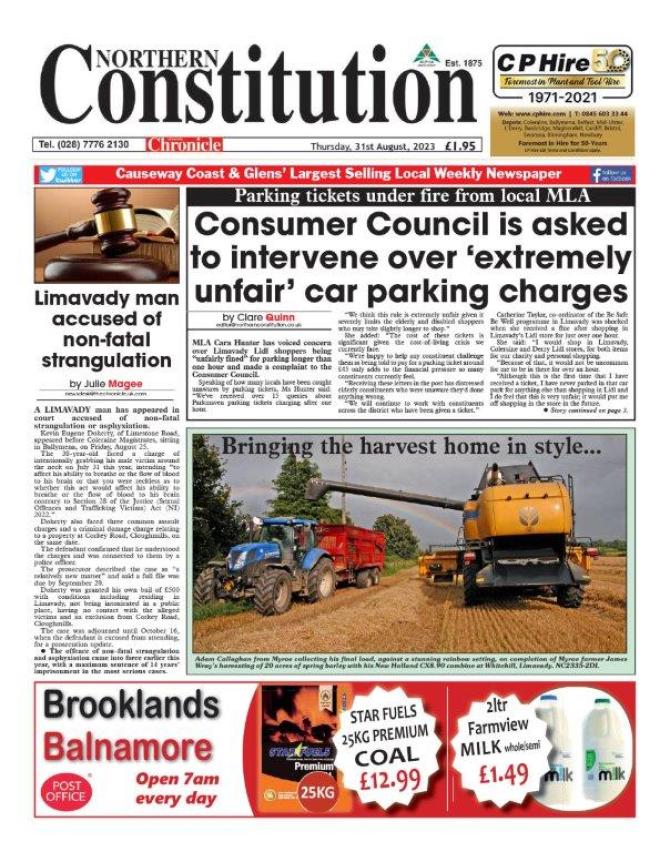 Northern Constitution out now! - Alpha Newspaper Group